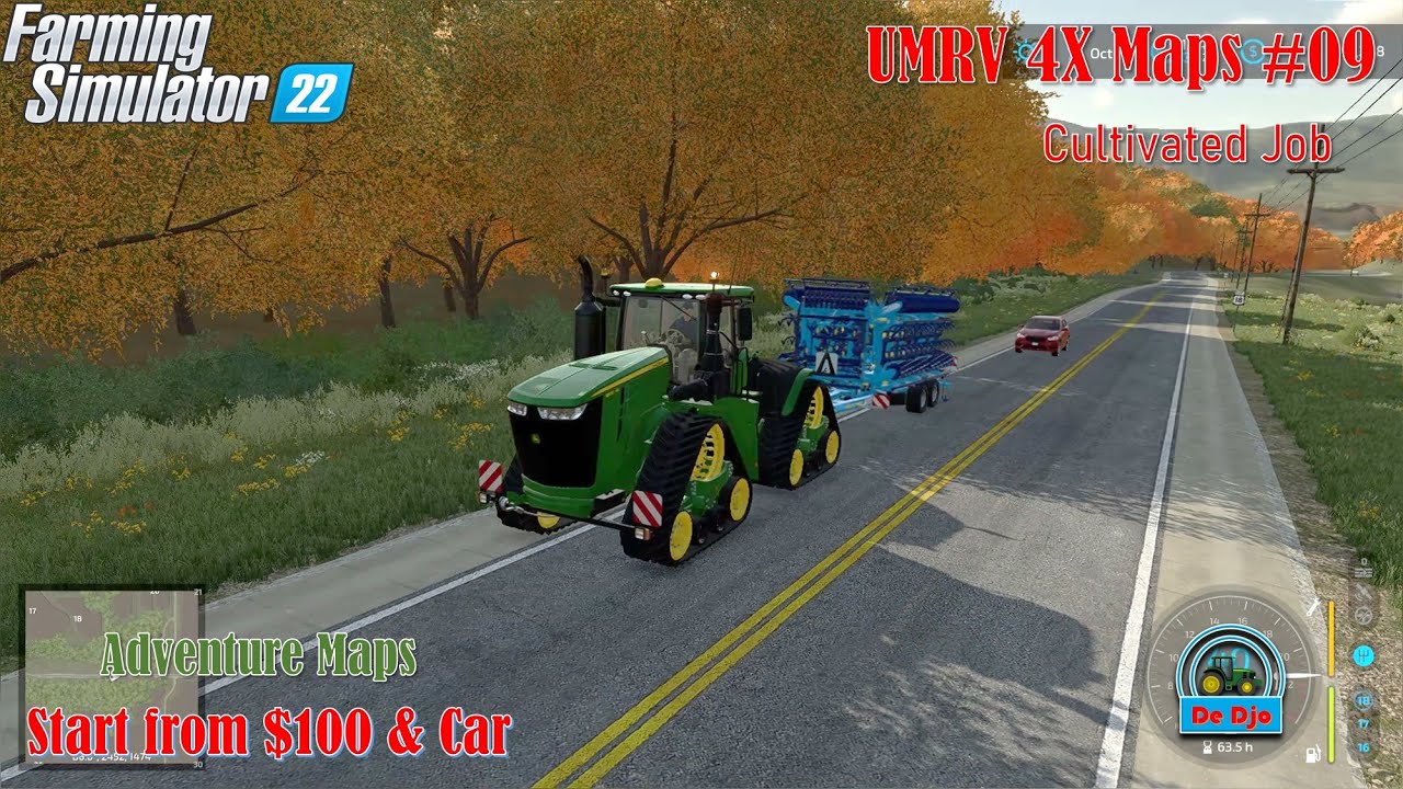 FS22 UMRV || Start Adventure - Cultivation Job || Timelapse eps. 09 ...