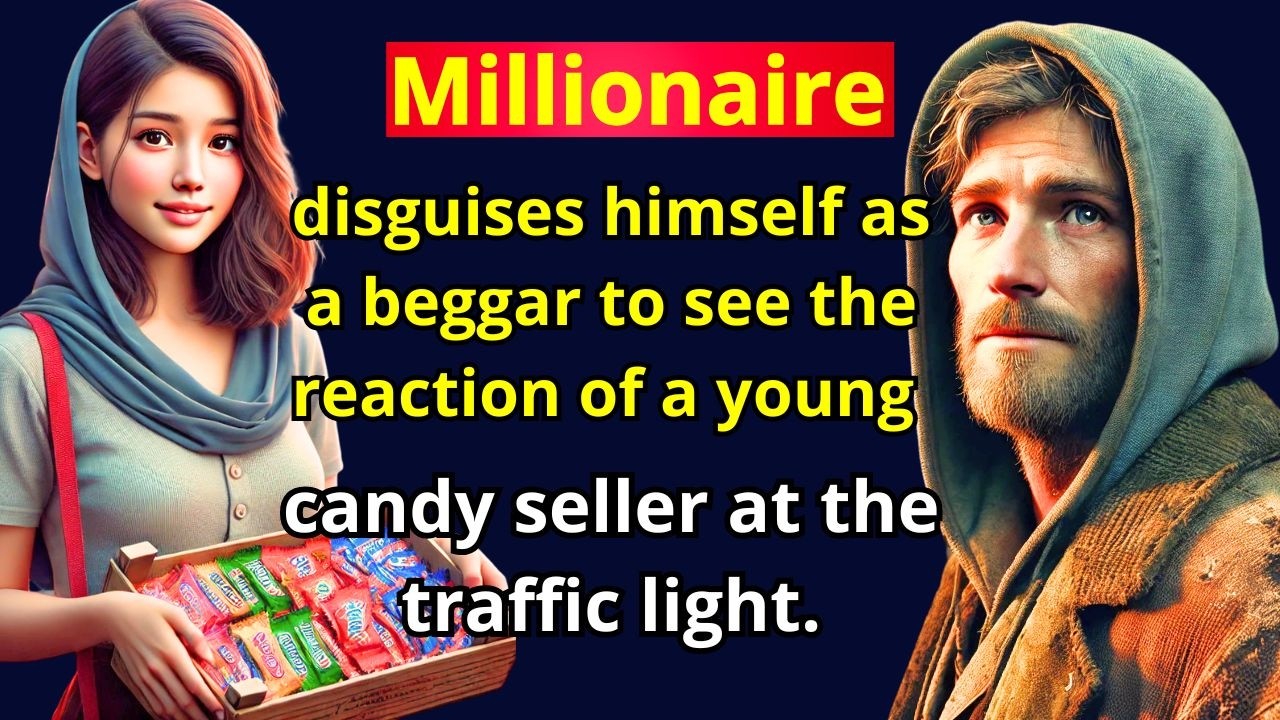 MILLIONAIRE DISGUISES HIMSELF AS A BEGGAR TO SEE THE REACTION OF A YOUNG CANDY SELLER AT THE ...