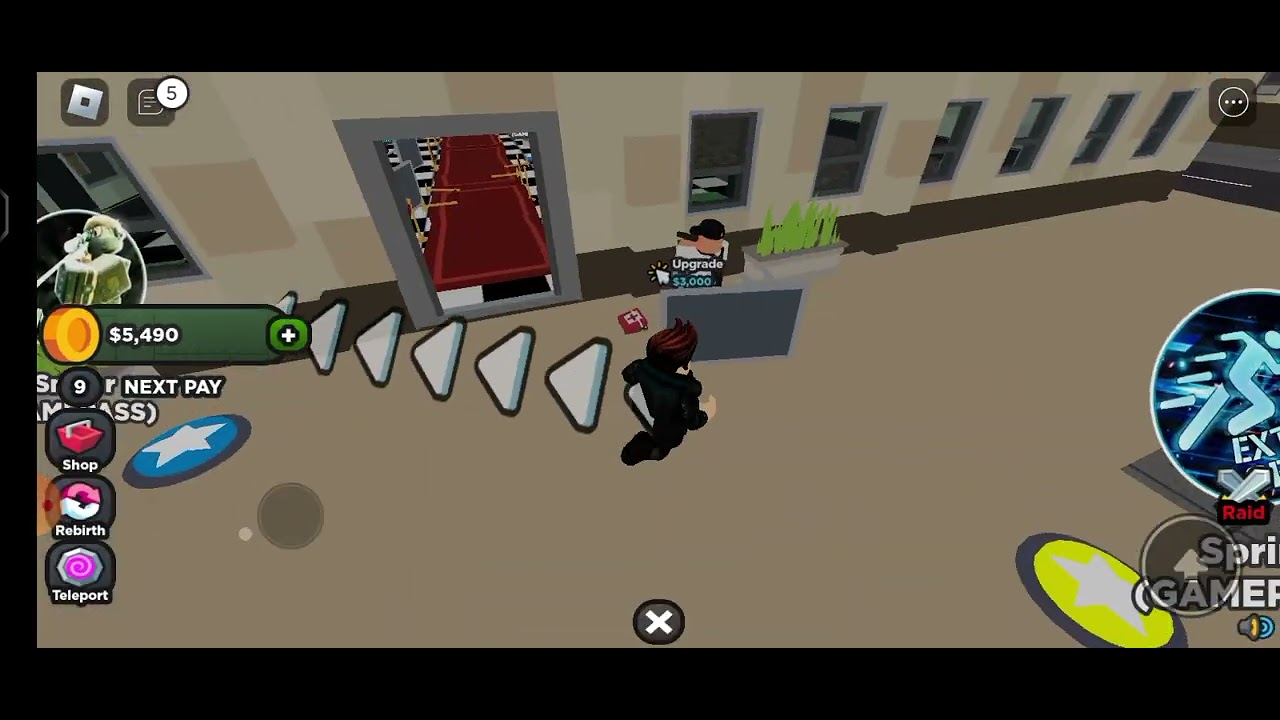 Roblox robbery game gameplay #1 - YouTube