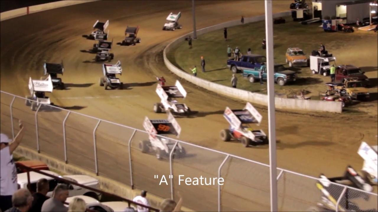 Randolph County Raceway ~ ASCS "National" Sprint Cars ~ "A" Feature ~ 6 ...
