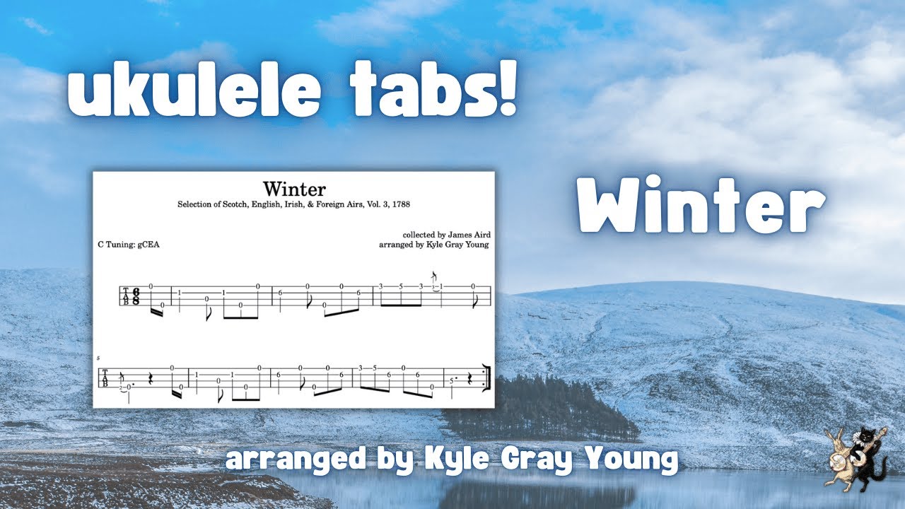 Winter (ukulele tabs, Celtic folk) - YouTube
