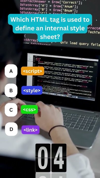 HTML Challenge: Which HTML tag is used to define an internal style sheet? #html #css #javascript ...