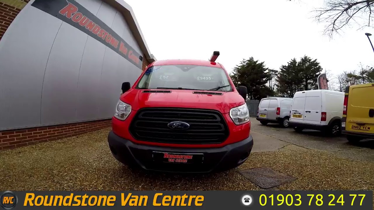 2015 Ford Transit MWB Medium Roof Panel Van GWP - YouTube