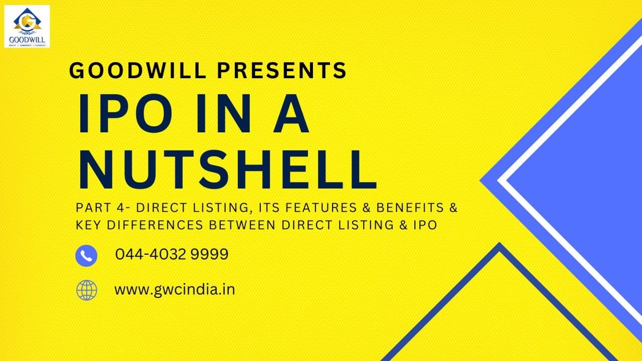 IPO in a Nutshell Part-4 | Direct Listing Vs. IPO - YouTube