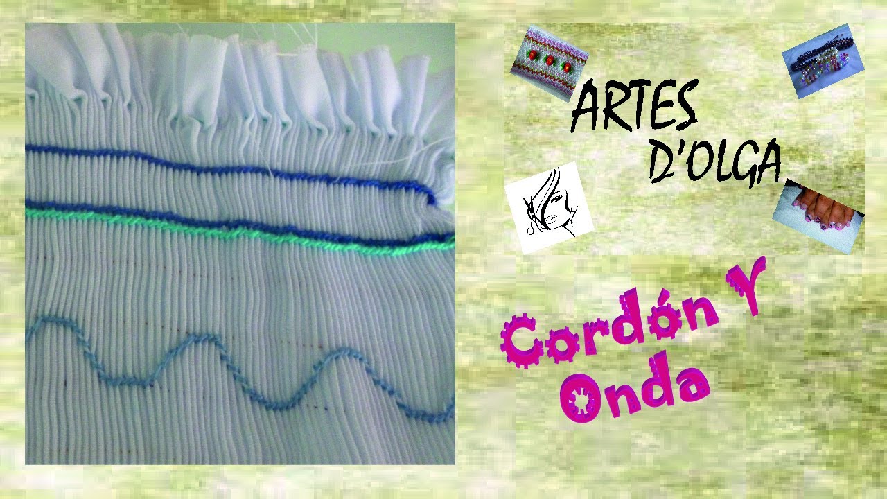 Hand Embroidery-Smocking Stitches: Stem Stitch and Cable Stitch Wave ...
