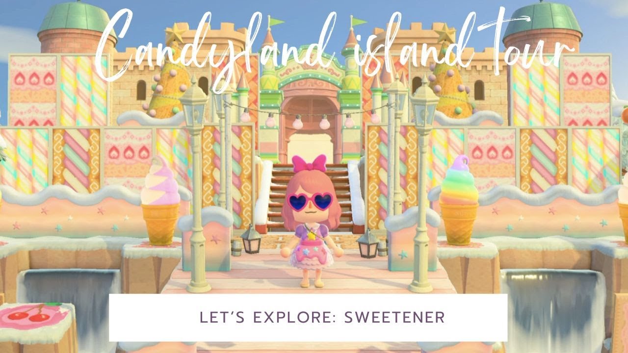 Touring A Candyland Island | Animal Crossing New Horizons - YouTube
