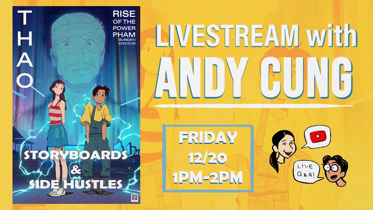 Chat with Andy Cung: Storyboards & Side Hustles || Special Topic - Livestream Event - YouTube