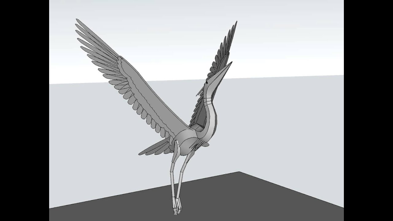 heron animation - YouTube