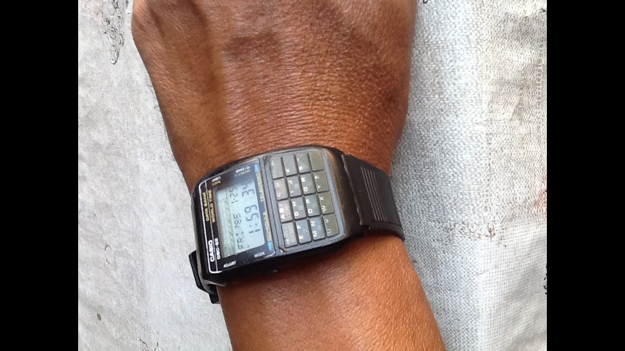 Casio dbc-62 , de 1985,recibo reloj de 40 años, Casio dbc-62 sped ...