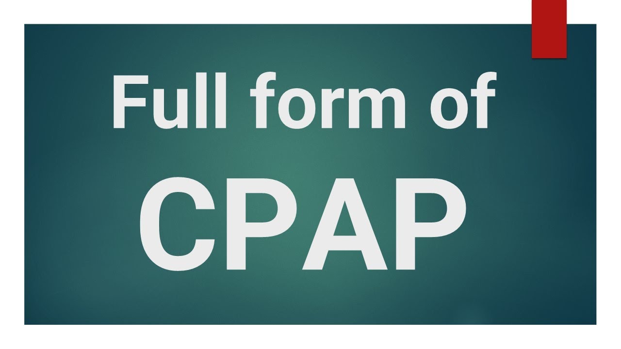Full form of CPAP-Medical Terminology-Medical Abbreviations - YouTube