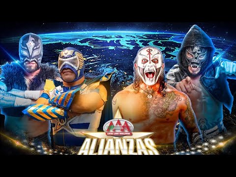 Lucha por la Copa Border: Rey Horus 🆚 Aerostar 🆚 Mecha Wolf 🆚 Xtreme ...