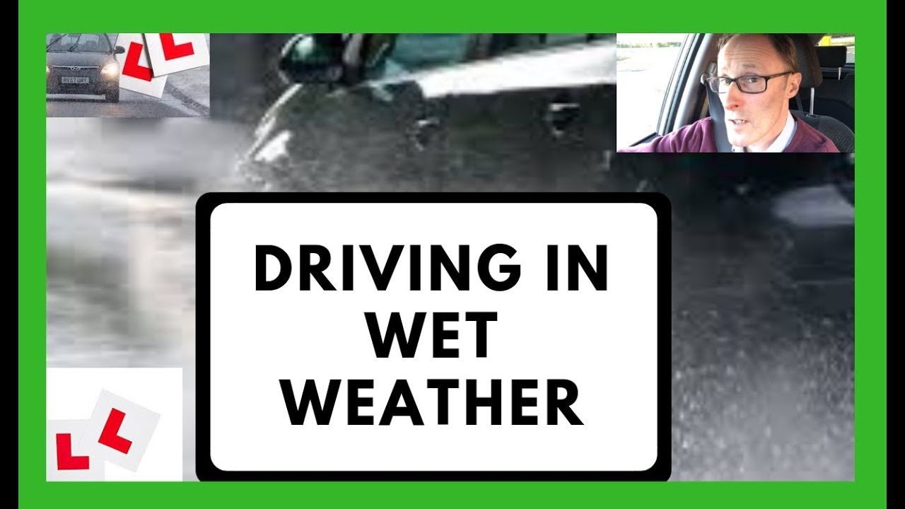 Driving in wet weather. Tips - YouTube