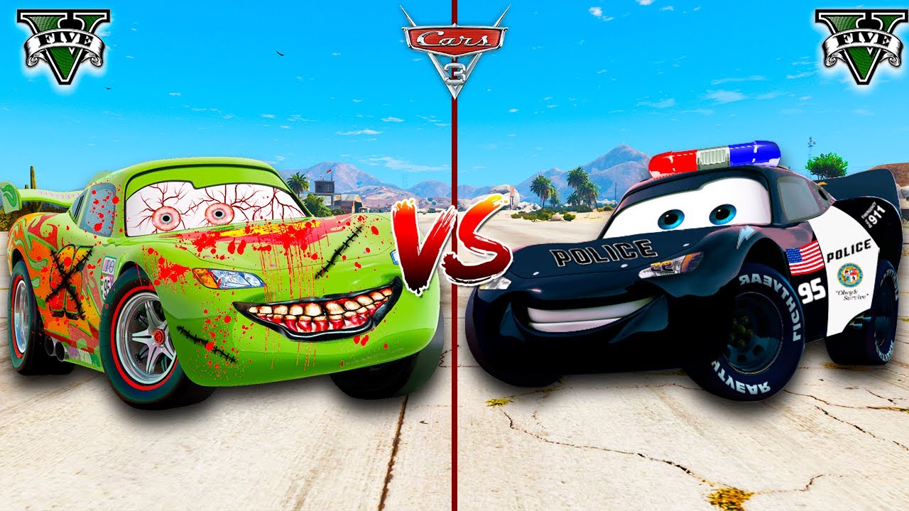Police McQueen vs Zombie McQueen - Who's the Best? - YouTube