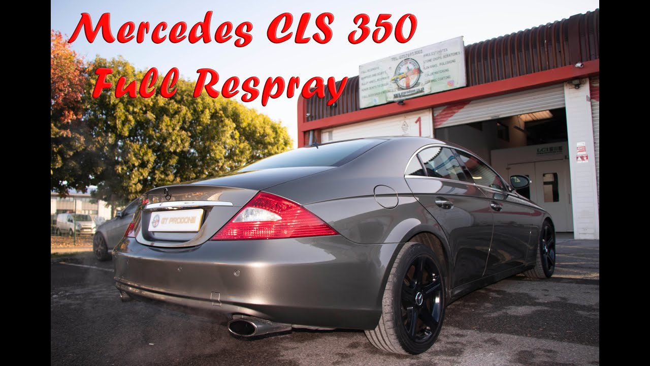 Mercedes cls 350, Full Respray - YouTube