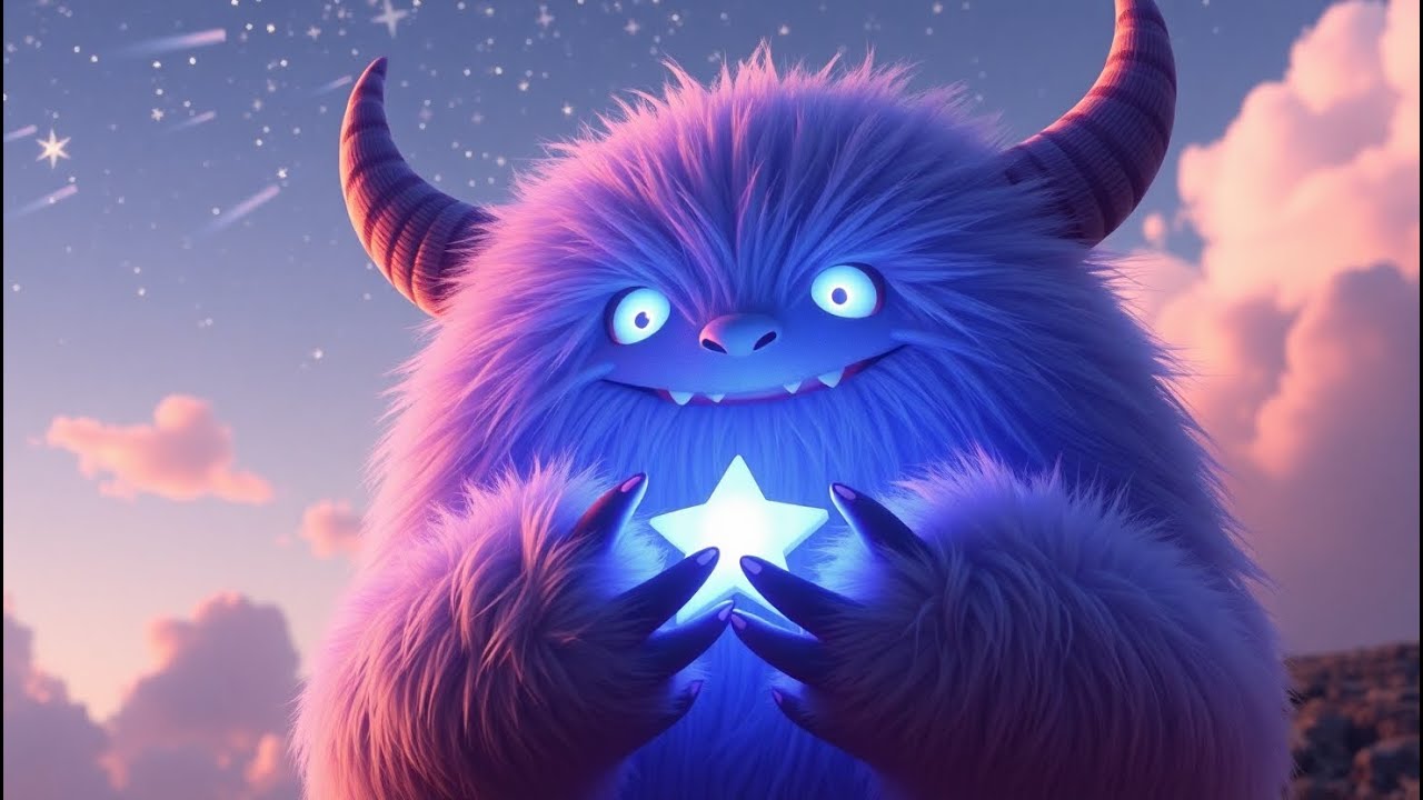 The Moon Monster Who Loved Lullabies | Soothing Nursery Rhyme for Kids ...