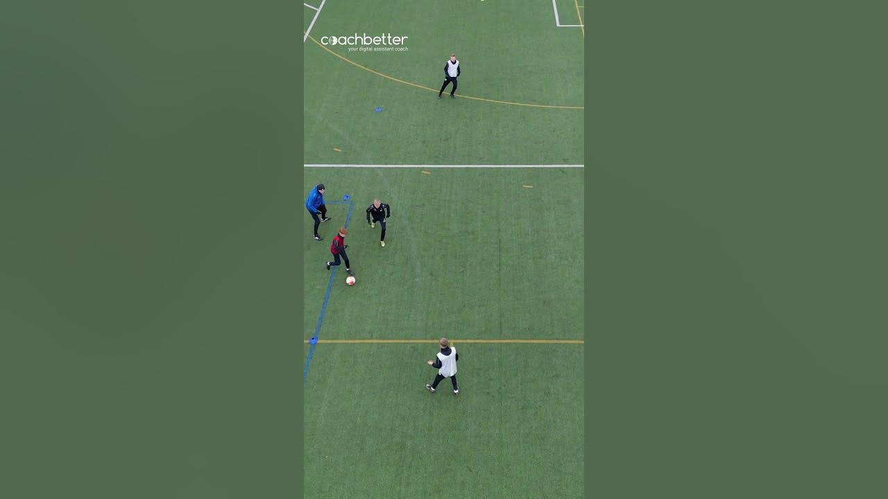 Possession Game 1 Vs 1 2 Neutral Players Soccer Coaching Drill possession-game-1-vs-1-2-neutral-players-soccer-coaching-drill