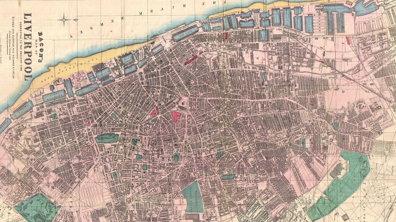 Liverpool England History and Cartography (1897) - YouTube