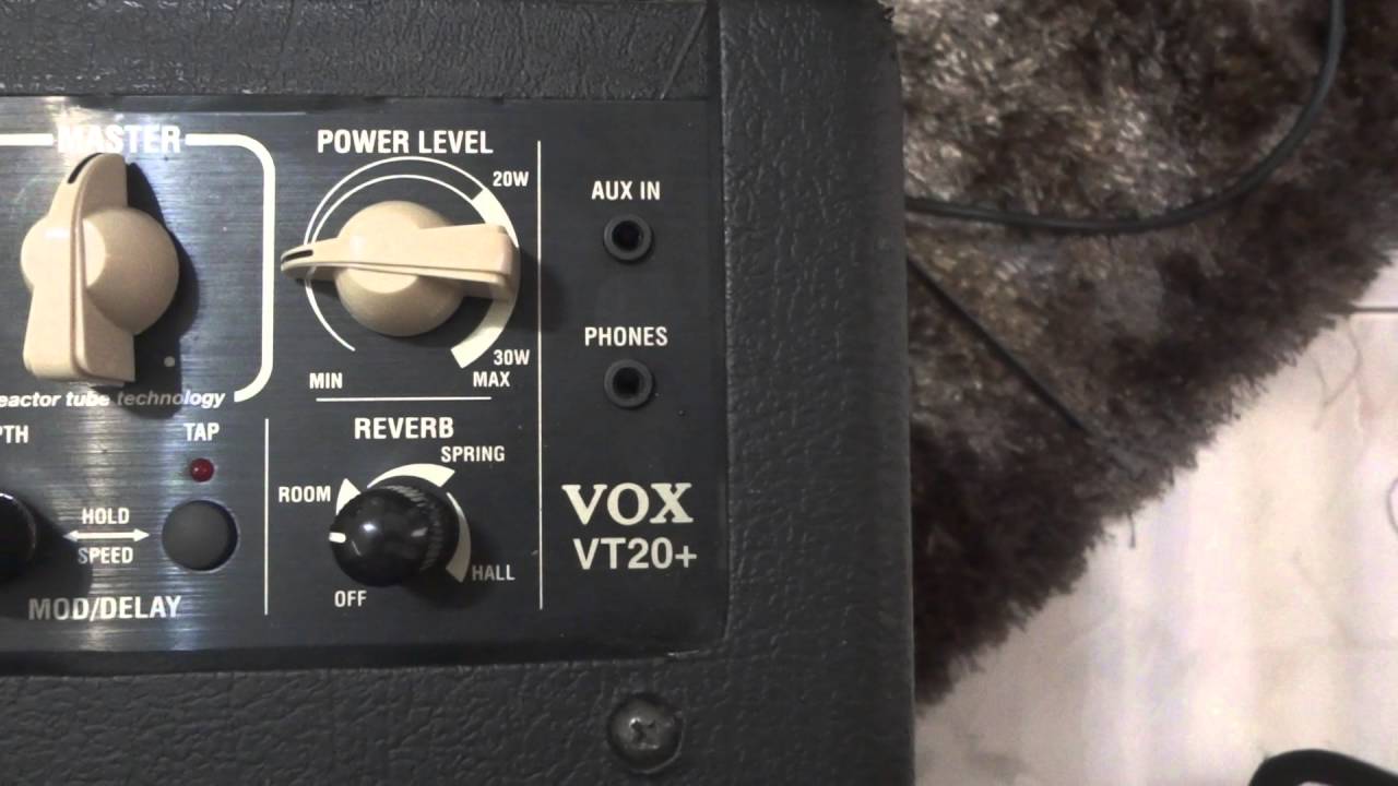 VOX VT20+ - REVERB - YouTube