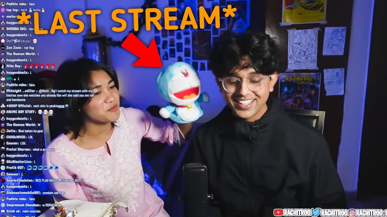 Rachitroo and His Date Last Stream (BreakUp ?) - YouTube