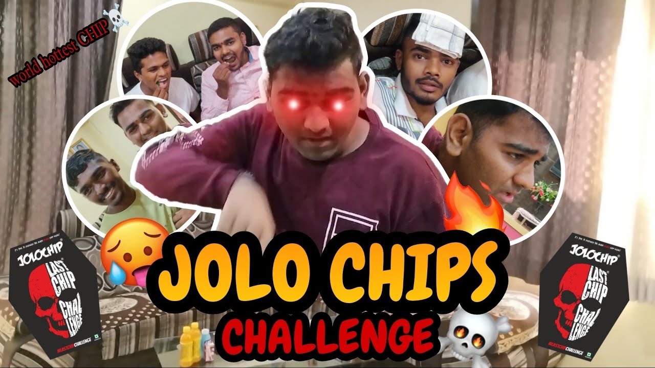 JOLO CHIP + MIRCHI 🌶 CHALLENGE ☠️ WORLD HOTTEST CHIPS 🥵 - YouTube