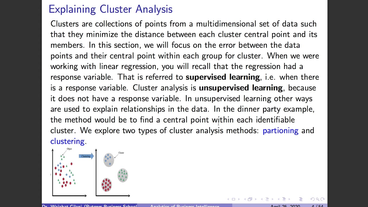 Analytics of Business Intelligence Lab # 5 (Cluster Analysis) - Part A ...