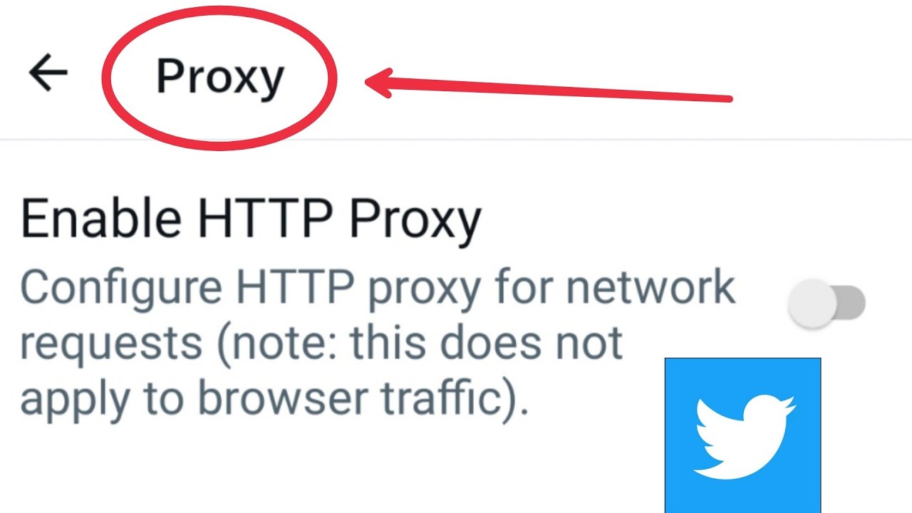 Twitter Proxy Settings - YouTube