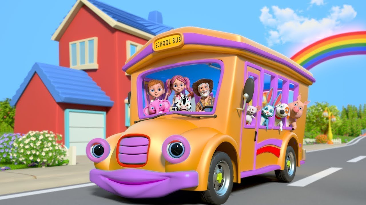 Wheels on the Bus Play Version CoComelon Nursery Rhymes & Kids Songs 1 ...