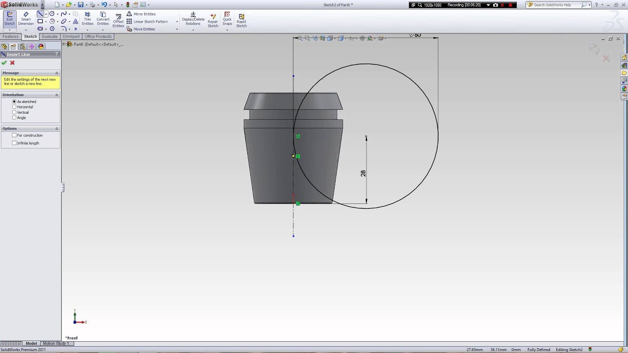 How to draw Collet in Solidworks - YouTube