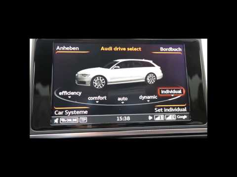 Audi A6 Fahrzeugeinstellungen - Facelift 2014