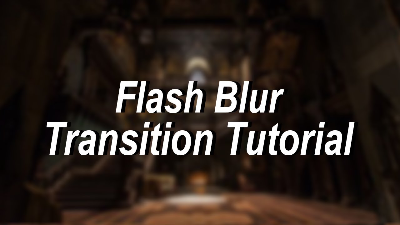 Flash Blur Transition Tutorial | After Effects - YouTube