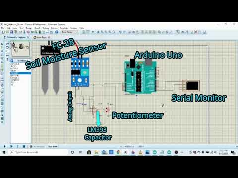 Arduino Uno Soil Moisture Sensor Project - YouTube