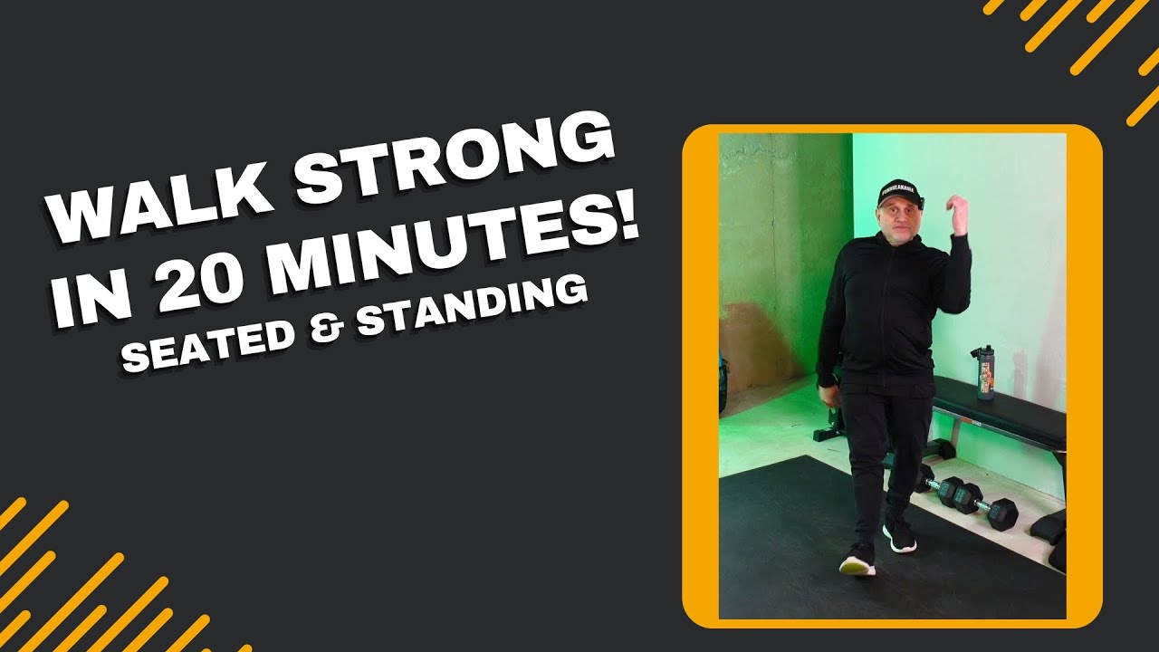 Step Into Strength: 20-Minute Adaptive Walk | Seated & Standing Options ...