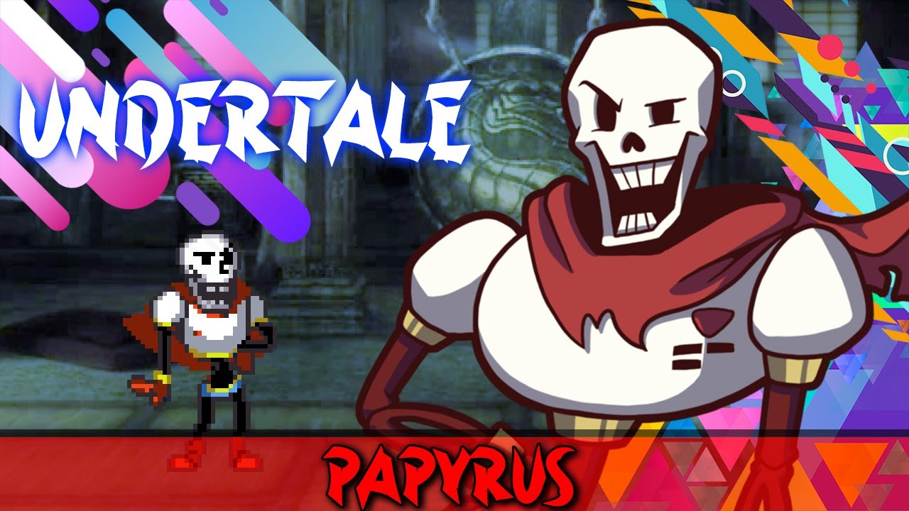 Mugen char Papyrus feito por Micheal2200 - YouTube