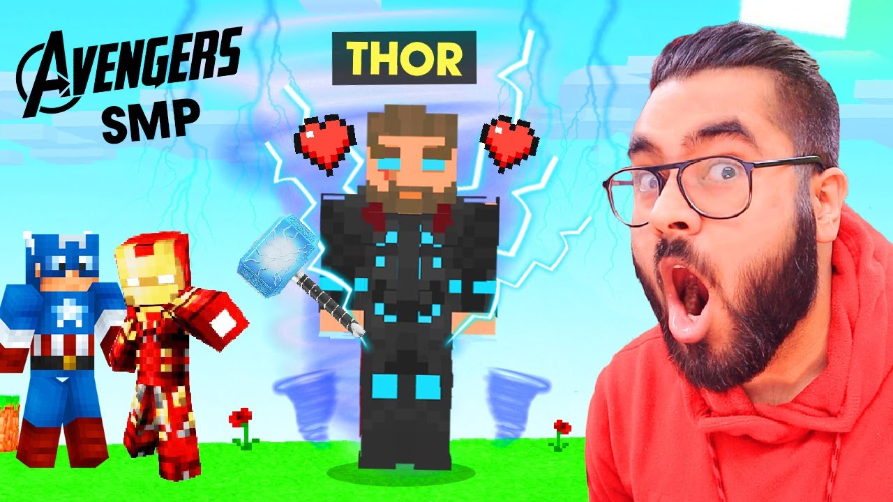 THOR'S Hammer in Minecraft | Avengers SMP | Hitesh KS - YouTube