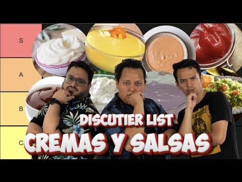 DISCUTIERLIST MEJORES CREMAS Y SALSAS - #AyerFueLunes - YouTube
