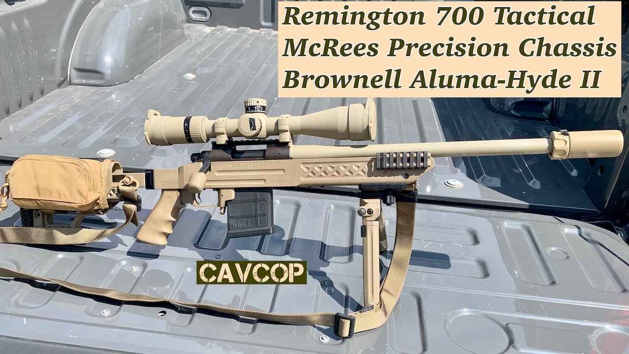 Remington 700 T W/McRees Chassis - YouTube