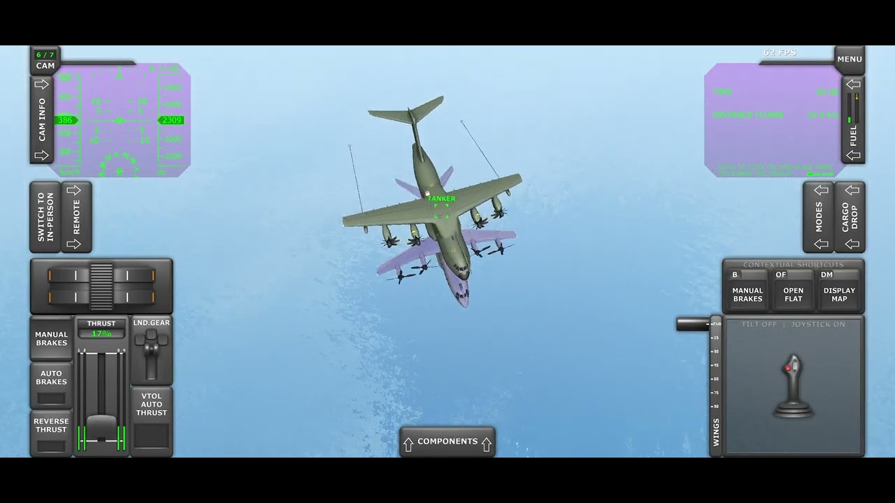 HOW TO PUT FUEL ⛽ MID FLIGHT TURBOPROP FLIGHT SIMUlATOR 3D # ...