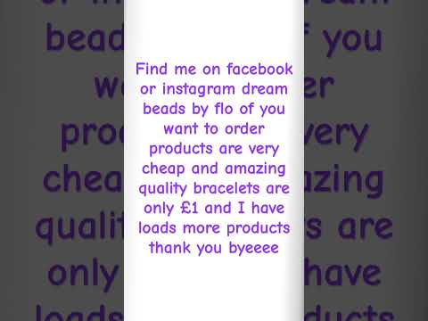 Dream beads by flo facebook or instagram xxx
