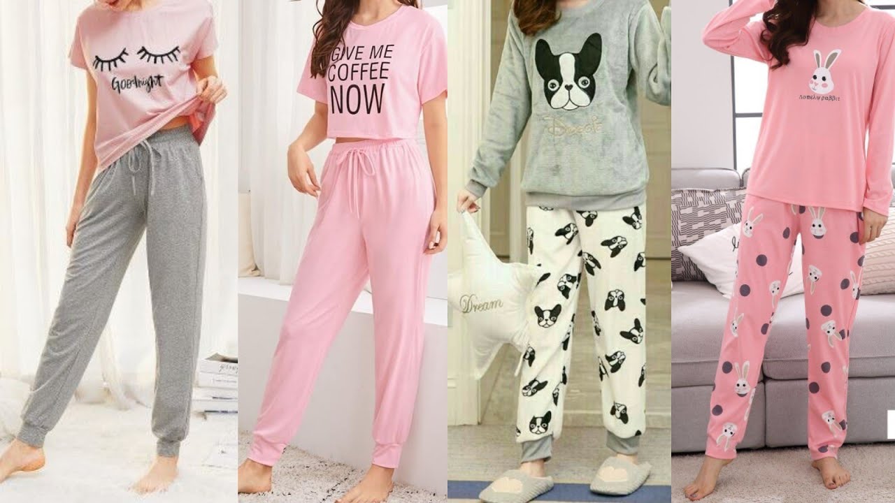Autumn's spring cotton pyjamas women girl pajama set,cortoon sleep wear ...