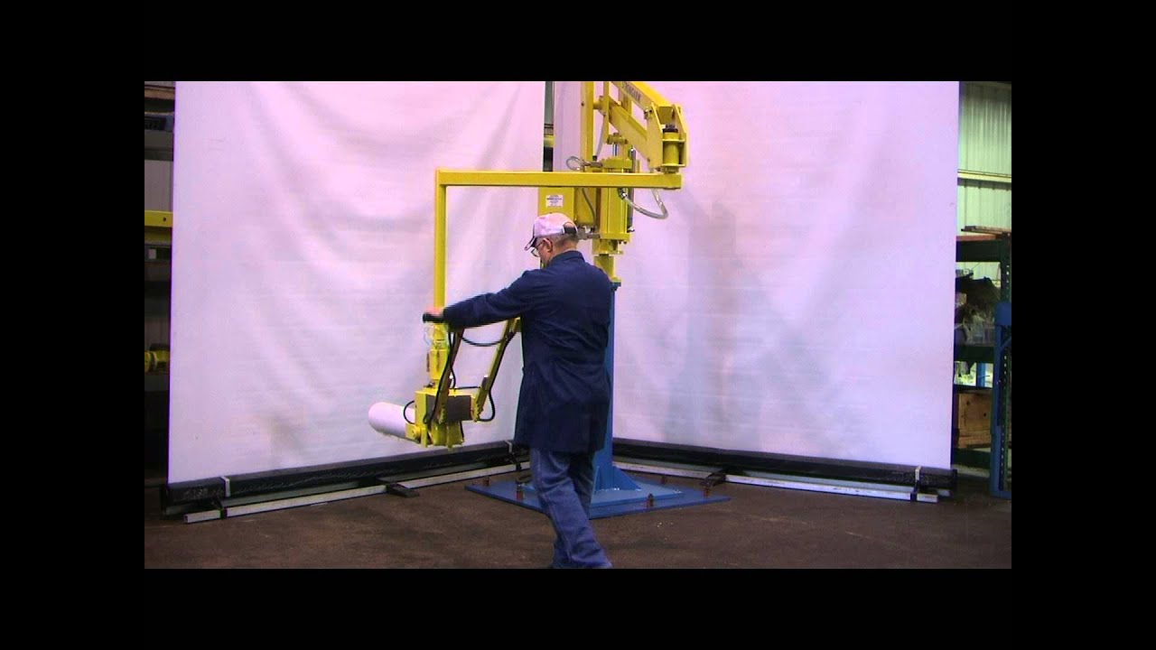 Strongarm Industries125 mandrel film lift - YouTube