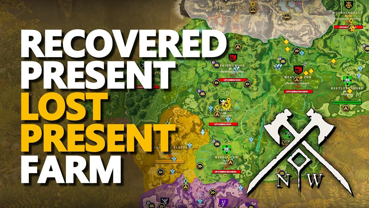 Recovered Lost Present New World Farm Locations - YouTube