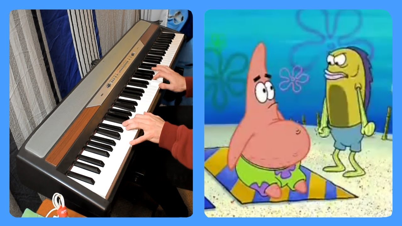 Patrick on Lifeguards (Spongebob Squarepants) Piano Dub - YouTube