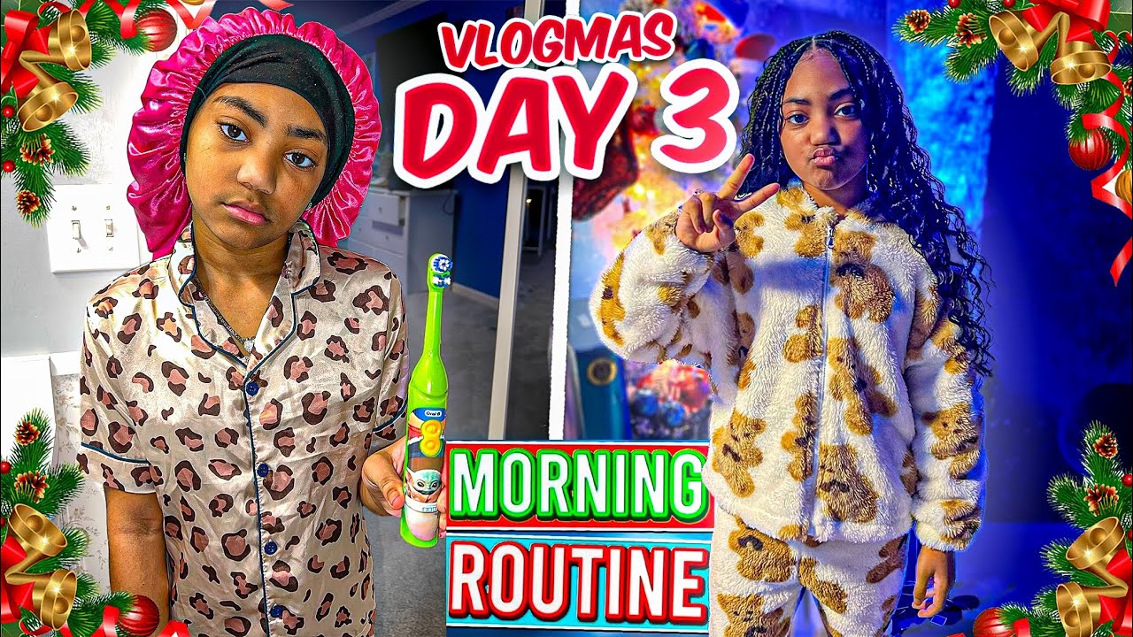 VLOGMAS DAY 3: HOLIDAY MORNING ROUTINE! - YouTube