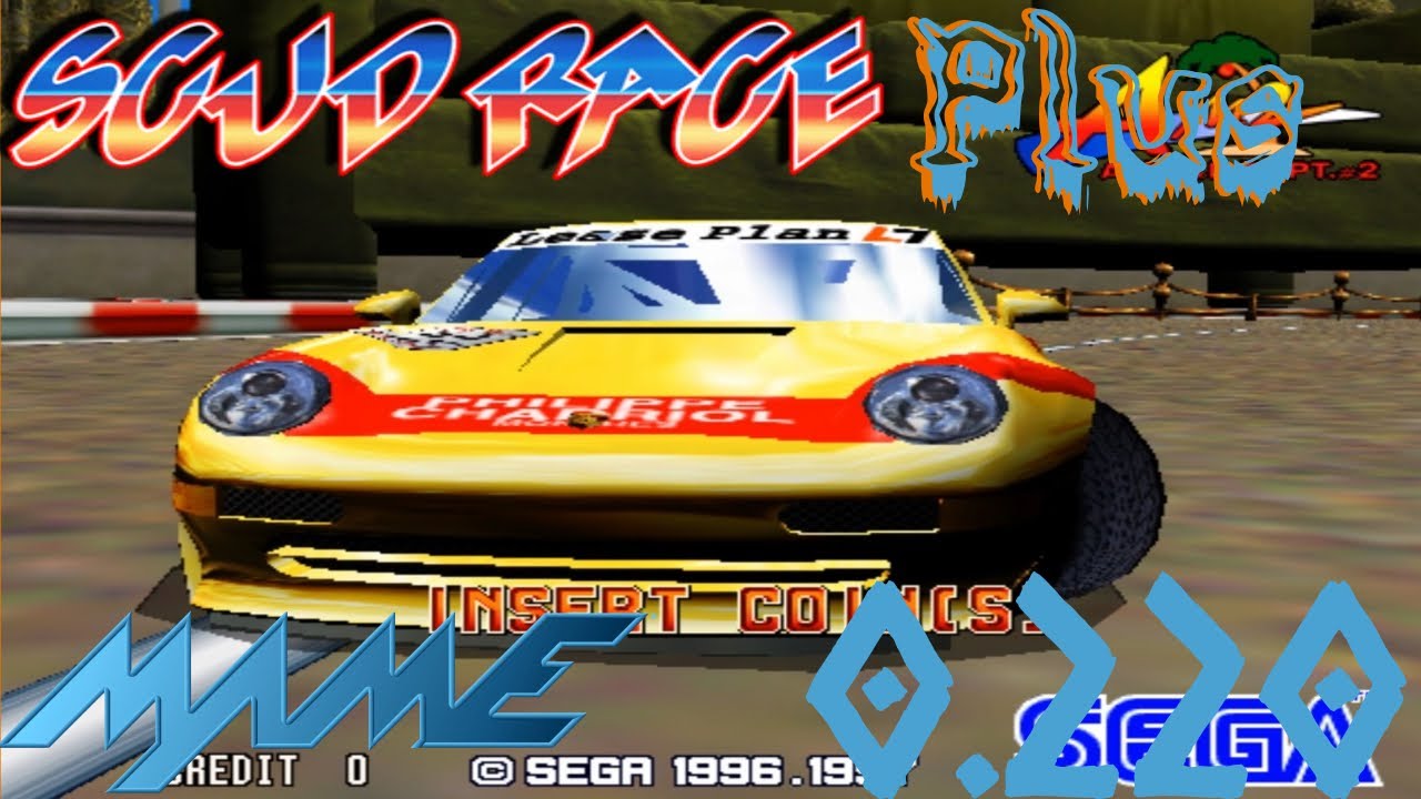 Scud Race(Sega Super Gt) Plus:Attract Mode (Mame 0.220) - YouTube