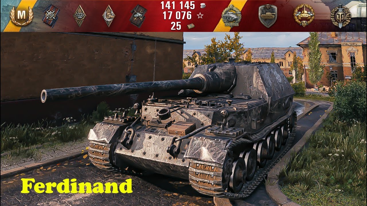 Ferdinand - World of Tanks UZ Gaming - YouTube