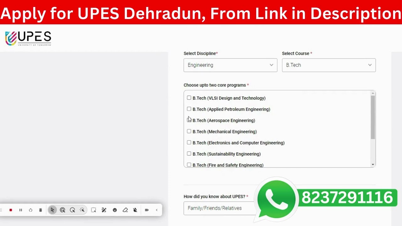 UPES Admission Process 2025 | upes admission 2025 | how to take ...
