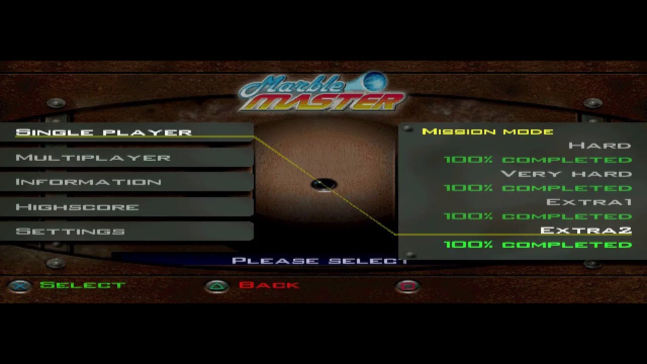 [PSX] Swing / Marble Master - 100% Playthrough [All Difficulties] - YouTube