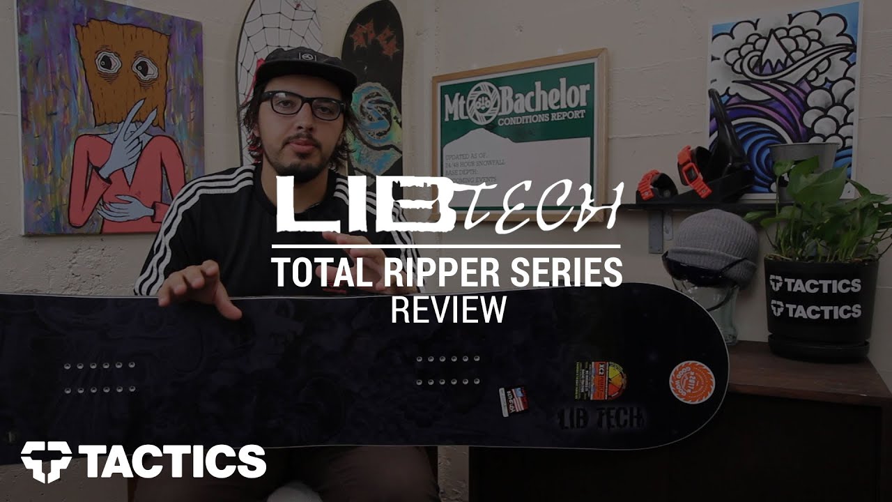 Lib Tech TRS Total Ripper Series 2017 Snowboard Review - Tactics - YouTube