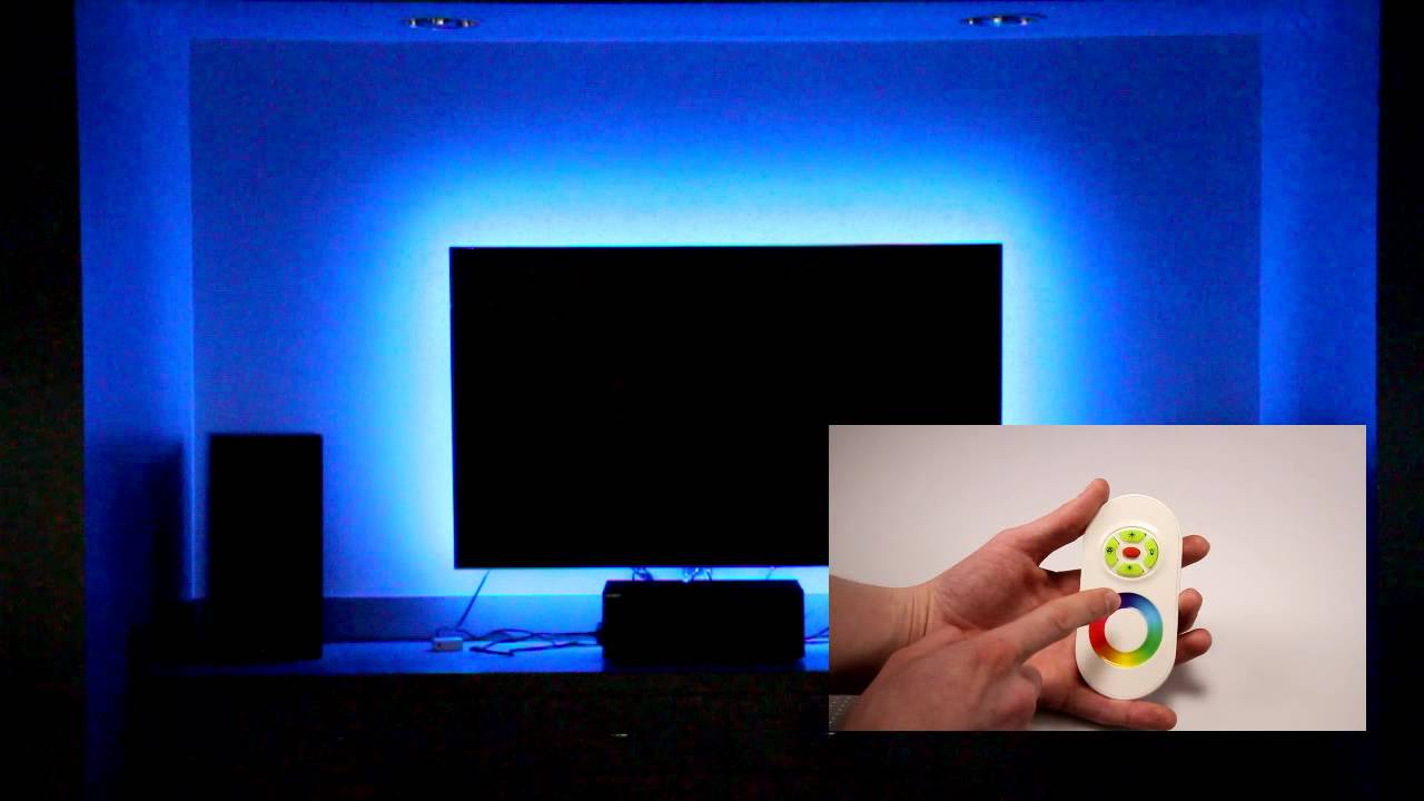 Demonstrating the color selection wheel on our LDRF-RGB-TC2 Controller ...