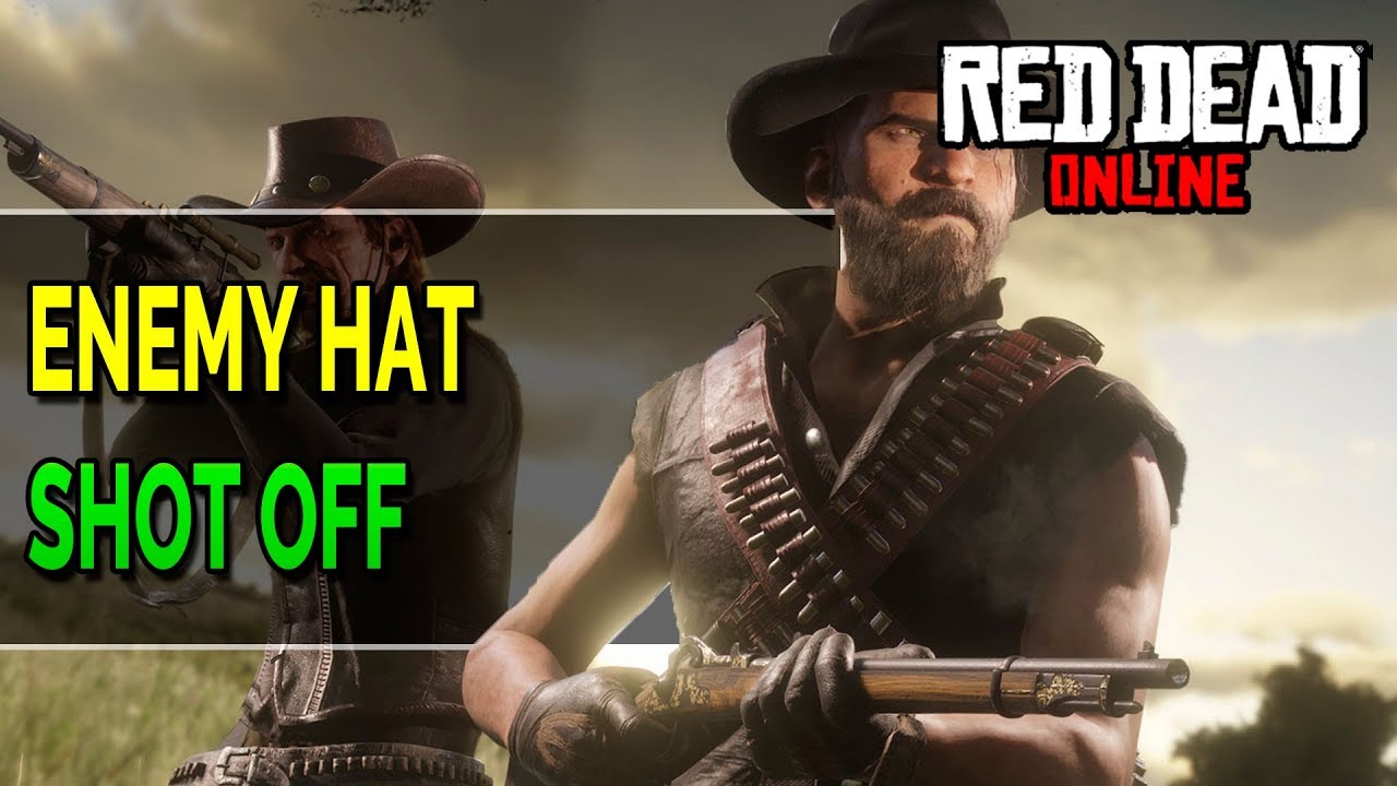 Non Player Enemy Hats Shot Off Red Dead Online (RDR2) - YouTube